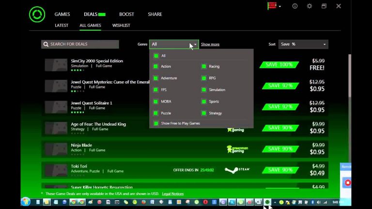 Razer Cortex - AppTrawler